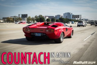 Semi-Lucky Lamborghini Countach Road Photos - RallyWays