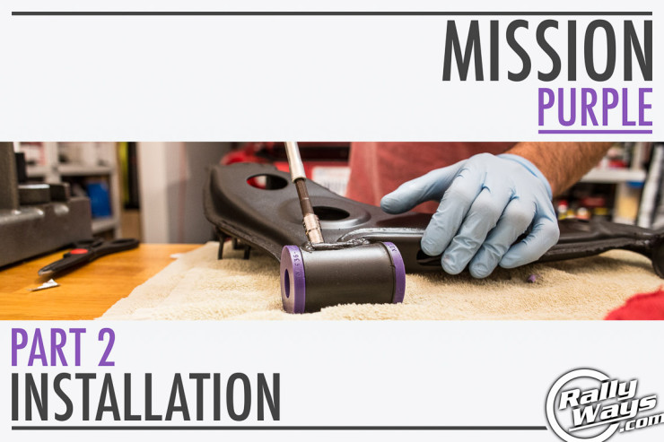 Mission Purple Part 2: Powerflex Poly Bushings Miata Installation