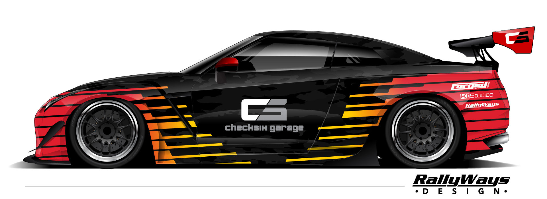 Bespoke Car Wrap Racing Livery Design Service by RallyWays